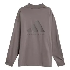 Adidas Basketball Long Sleeve Tee Asia Sizing - Brown