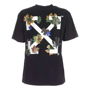 Off-White Arrow Print Short Sleeve T-shirt - Black