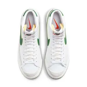 Nike Blazer Mid '77 Vintage High Top Sneakers - White/green