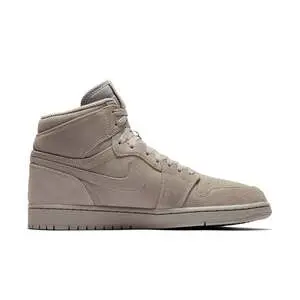 JORDAN Air 1 Retro High Suede Sneakers - Grey
