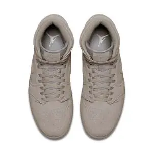 JORDAN Air 1 Retro High Suede Sneakers - Grey