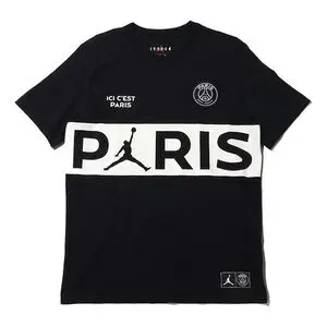 JORDAN X Psg Crossover Short Sleeve - Black/white