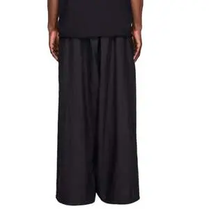 Adidas Y-3 Raw Edge 3 Stripes Wide Leg Pants
