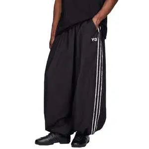 Adidas Y-3 Raw Edge 3 Stripes Wide Leg Pants