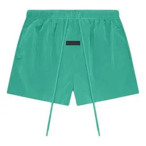 Fear Of God Crinkle Nylon Running Short - Mint Leaf