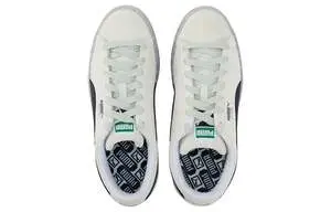 PUMA Suede Translucent Low Top Sneakers - White/black