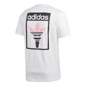 Adidas Originals Flame Printing Short Sleeve - White