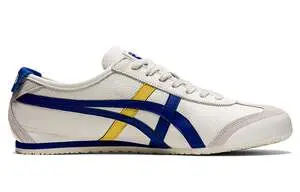 Onitsuka Tiger Mexico 66 "white Blue Yellow" Lace-up Sneakers - White/blue/yellow