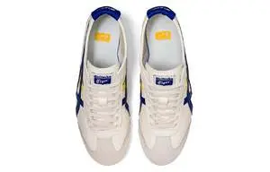 Onitsuka Tiger Mexico 66 "white Blue Yellow" Lace-up Sneakers - White/blue/yellow