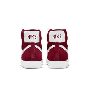 Nike Blazer Mid '77 Suede High Top Sneakers - Red/white