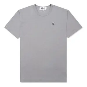 Play Comme Des Garcon Mini Heart Logo Tee - Grey