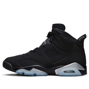 JORDAN 6 Retro Chrome Metallic Silver - Black