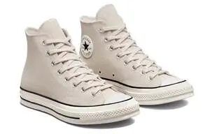 CONVERSE Chuck 70 Hi Suede Lace-up Sneakers - Light Brown