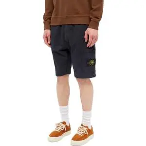 Stone Island Garment Dyed Sweat Shorts - Navy