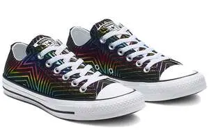 CONVERSE Chuck Taylor All Star Exploding Star Low Top Sneakers - Black