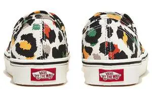 VANS Comfycush Authentic Leopard Print Sneakers - White/black