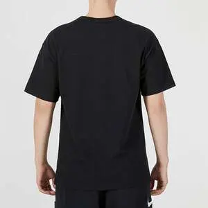 Nike As Nsw Prem Ss Tee Athleisure Casual Sports Logo Printing Short Sleeve Black T-shirt - Multi-color