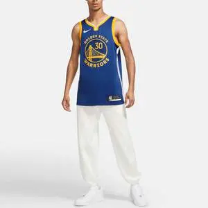 Nike Golden State Warriors Stephen Curry #30 Fan Edition Jersey - Blue