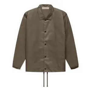 Fear Of God Fw22 Coaches Jacket 'wood - Brown