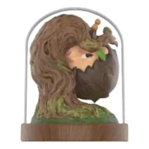POP MART Hirono Tamed Wildgrass Series 'boundary' Secret Edition Figure - Multi-color
