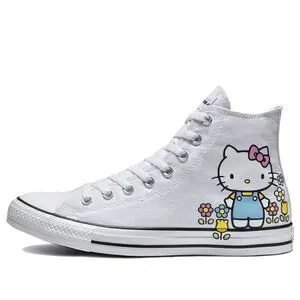 CONVERSE Hello Kitty X Chuck Taylor All Star Hi 'flowers - White