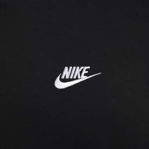 Nike Embroidered Logo Hooded Pullover - Black