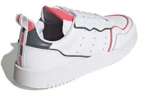 Adidas Supercourt Low Top Sneakers - White/red/gray