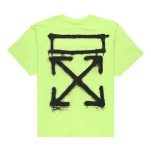 Off-White Virgil Abloh Ss20 Spray Painting Oversize Short Sleeve