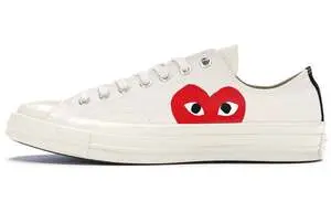 CONVERSE Comme Des Garçons Play X Chuck 70 Ox "milk - White/red