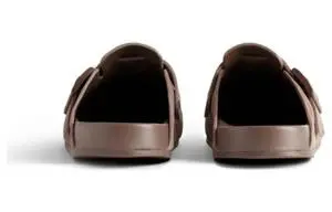 Balenciaga Matte Calfskin Mules - Tan