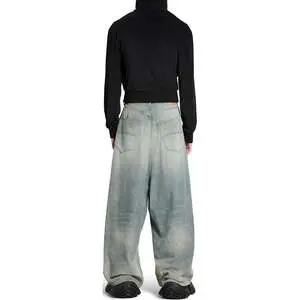 Balenciaga Low Crotch Wide Leg Jeans