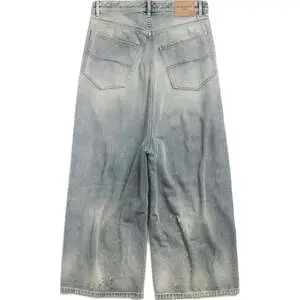 Balenciaga Low Crotch Wide Leg Jeans