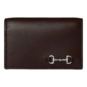 Gucci 25 Horsebit Long Card Case - Brown