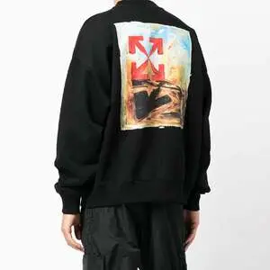 Off-White Logo Arrow Pattern Pullover