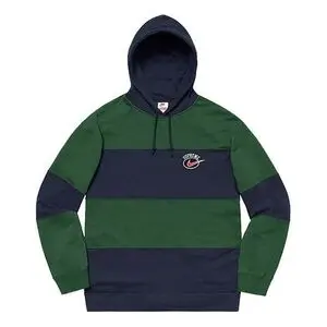 Supreme X Nike Stripe Hooded Sweatshirt