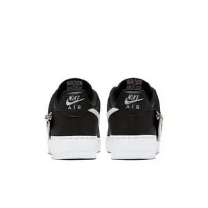 Nike Force 1 '07 Premium "silver Swoosh" Sneakers - Black