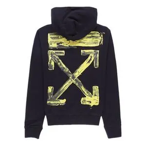 Off-White Acrylic Arrows Slim Hoodie - Black