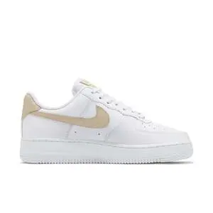Nike Force 1 '07 Essential Low Top Sneakers - White/gold