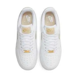 Nike Force 1 '07 Essential Low Top Sneakers - White/gold