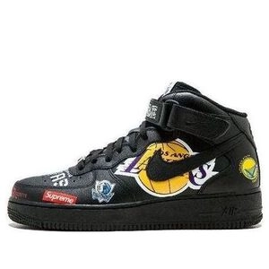 Nike Supreme X Nba X Air Force 1 Mid '07 - Black