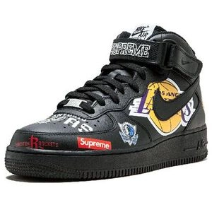 Nike Supreme X Nba X Air Force 1 Mid '07 - Black