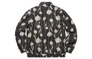 Supreme Ss19 Floral Silk Track Jacket Flowers - Black