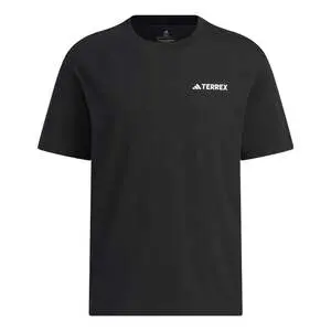 Adidas Graphic T-shirt 'black White - Black/white