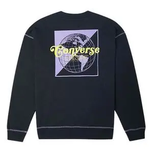 CONVERSE Converse Renew Graphic Crewneck Sweatshirt Black