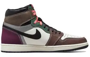 JORDAN Air 1 High Og "hand Crafted" Sneakers - Multi-color