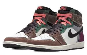 JORDAN Air 1 High Og "hand Crafted" Sneakers - Multi-color