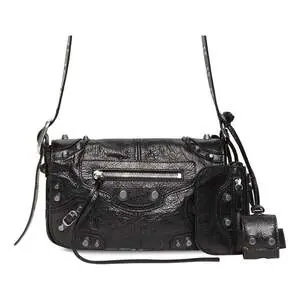 Balenciaga Le Cagole Xs Flap Bag - Black
