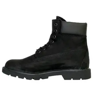Timberland Classic 6-inch Waterproof Nubuck Lace-up Boots - Black