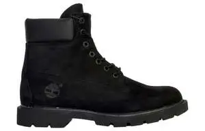 Timberland Classic 6-inch Waterproof Nubuck Lace-up Boots - Black