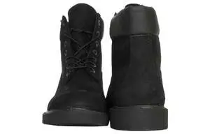 Timberland Classic 6-inch Waterproof Nubuck Lace-up Boots - Black